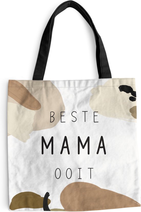 Schoudertas - Strandtas - Shopper Spreuken - Quotes - Beste mama ooit ...