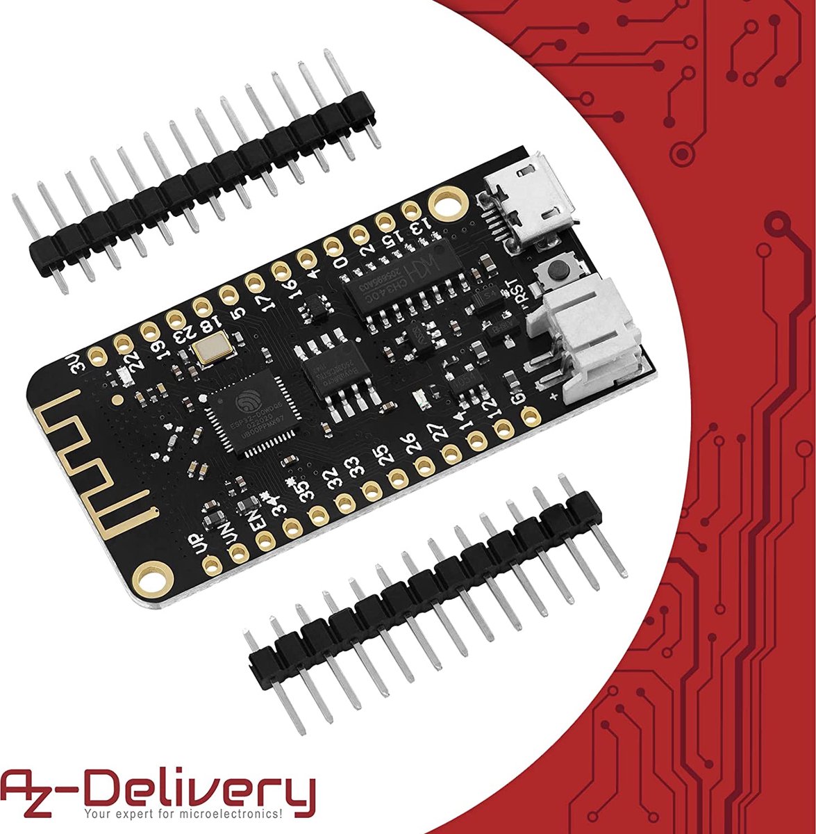 AZDelivery LOLIN32 Lite Board V1.0 met ESP-32 Rev1, WiFi & Bluetooth | bol.com