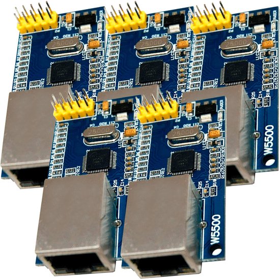 AZDelivery 5 x W5500 Ethernet Netwerk Internet Module compatibel met ...