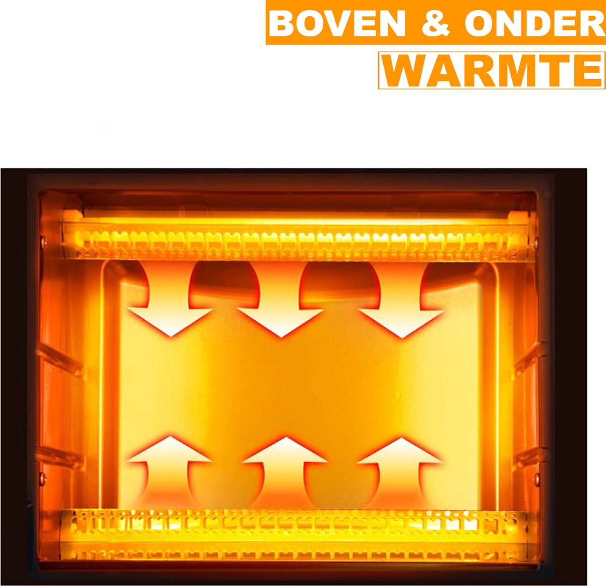 Happyment® Mini oven vrijstaand - Hetelucht - Bakoven - Elektrische ...