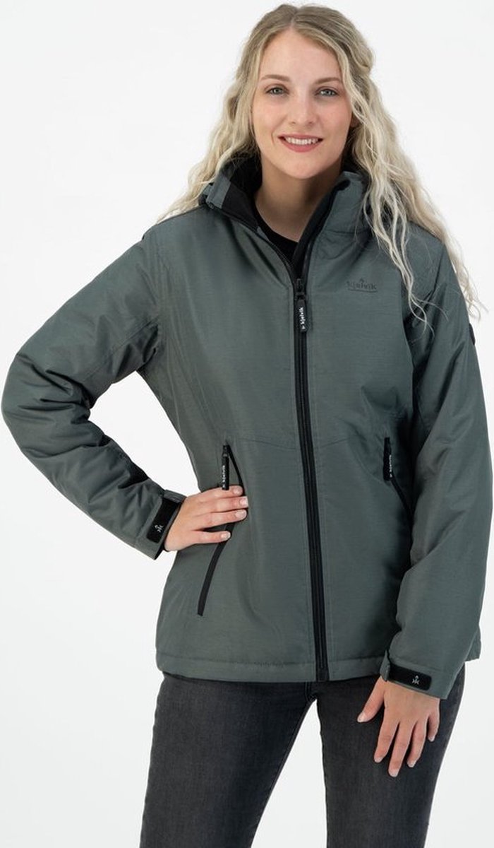 Kjelvik dames winterjas - functionele winterjas - Tyra - groen - maat ...