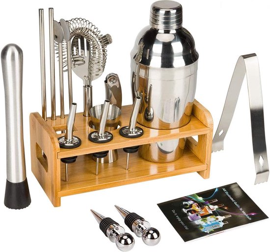 cocktail set, 19 pieces, | bol