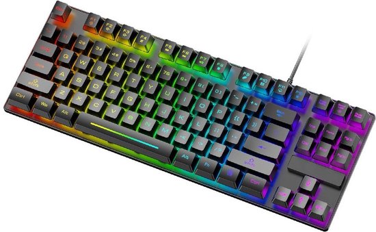Ctecks K16 gaming toetsenbord RGB/multimedia toetsen/qwerty | bol.com
