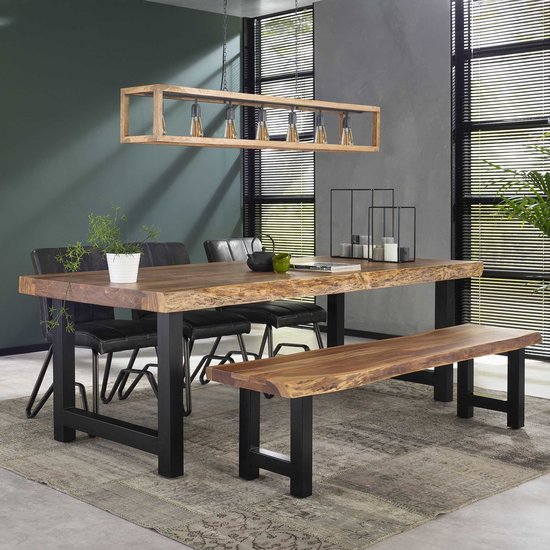 Tree - Table à manger - tronc d'arbre - L 240cm - épaisseur plateau 8cm ...
