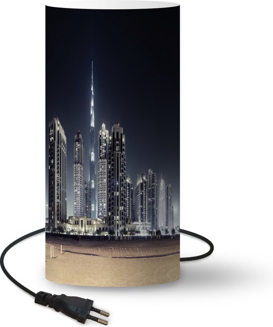 Lamp - Nachtlampje - Tafellamp slaapkamer - De Burj Khalifa verlicht ...