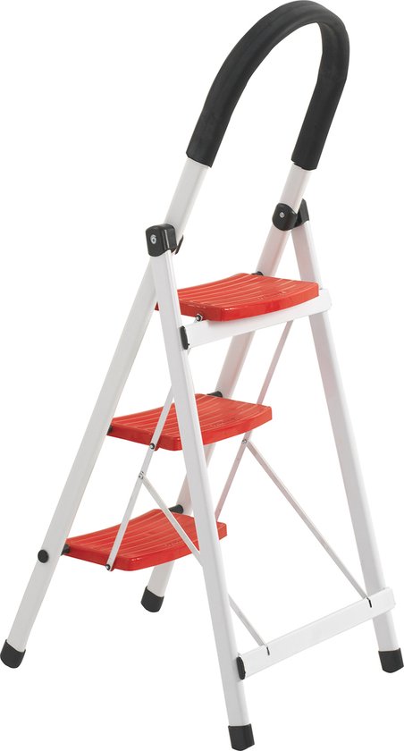 Avangarde Trapladder - Premium Huishoudtrap - 3 treden - 3 | bol