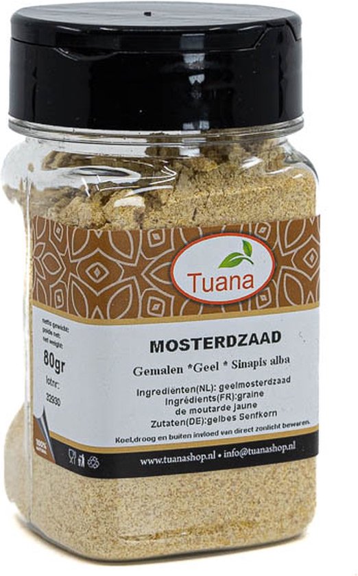 Mosterdzaad Gemalen - strooibus 80 gram - KP0184 | bol.com