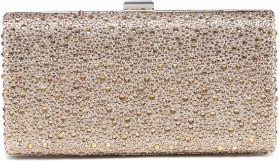 MOOW Box Tassen Box lurex et strass avec sa chaine GoudMatière ...