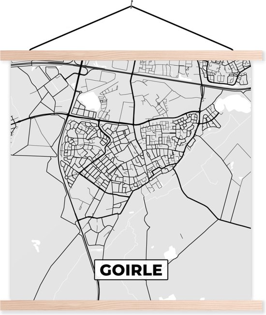Posterhanger incl. Poster - Schoolplaat - Goirle - Stadskaart - Kaart ...