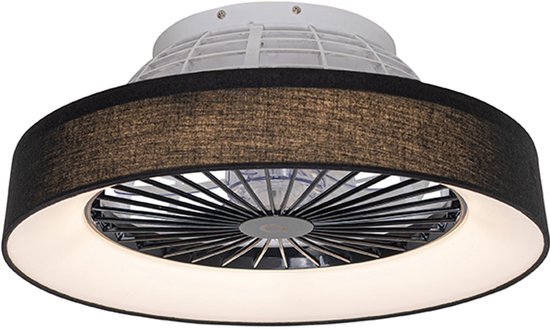 QAZQA emily - LED Plafondventilator met Verlichting | Lamp en ...