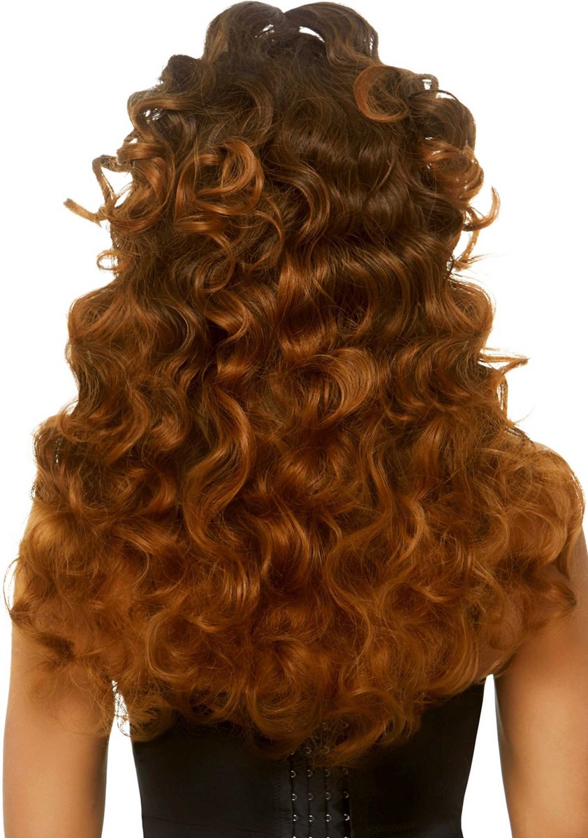 Long curly wispy bang wig | bol.com