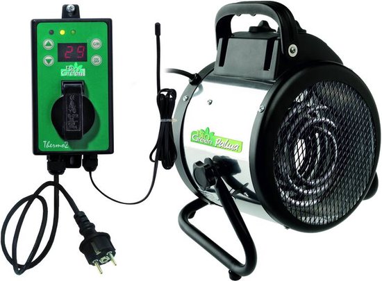 Chauffage de serre - Aérotherme électrique '' Palma 2kW '' (Thermostat ...