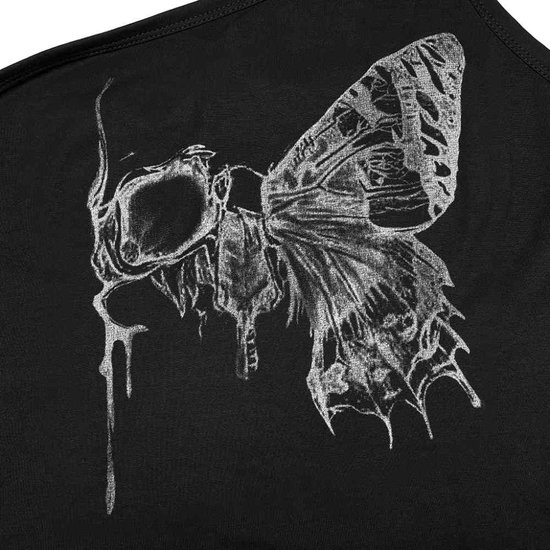 Punk Rave Crop top -XL/XXL- Butterfly Effect Zwart | bol