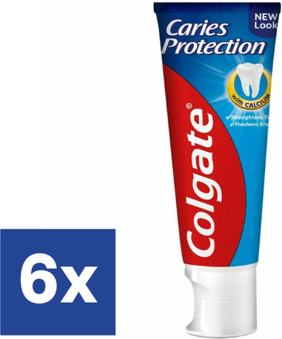Colgate Caries Protection Tandpasta - 6 x 75 ml | bol.com