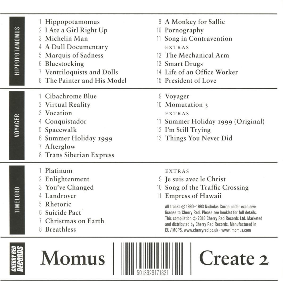 Create II - Recreate, Momus | CD (album) | Muziek | bol.com