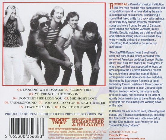 Dancing With Danger, Streetheart | CD (album) | Muziek | bol.com