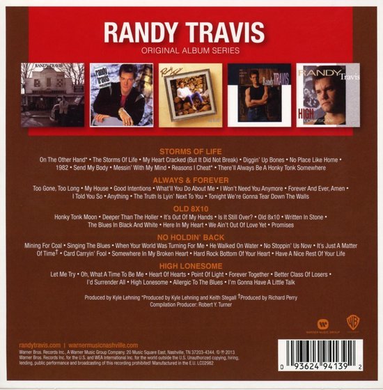 Original Album Series - Travis Randy, Original Album Series | CD (album ...
