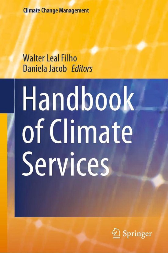 Climate Change Management - Handbook of Climate Services (ebook ...