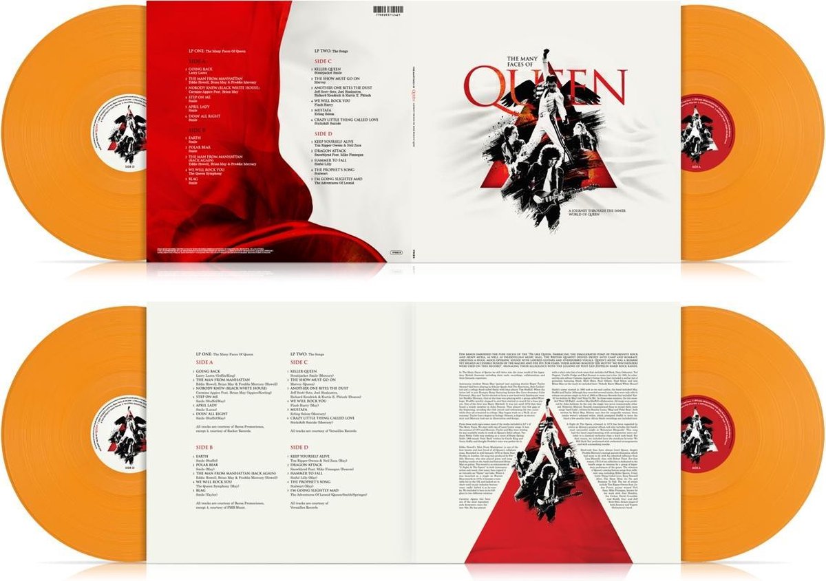 The Many Faces Of Queen (Limited Transparent Orange Vinyl), Onbekend ...