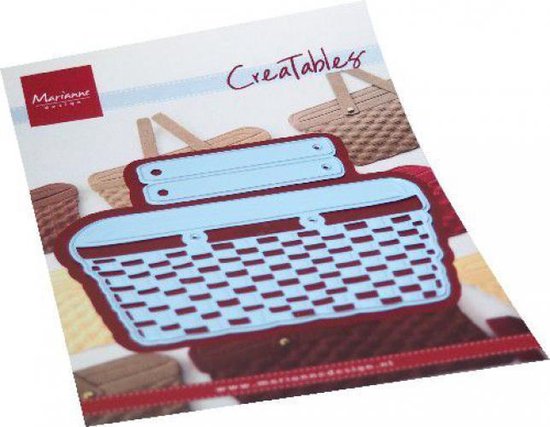 Marianne Design Creatables Snij en Embosstencil - Rieten mand | bol