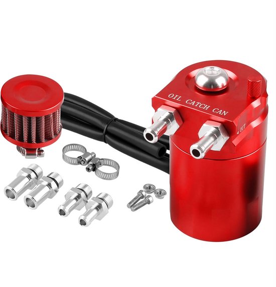 Universal Racing Aluminium Olie Vangst Kan Olie Filter Tank Ontluchting ...
