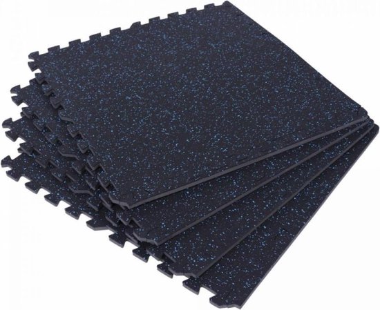 Gorilla Sports Vloermatten Rubber - Beschermingsmatten - 4 matten + 8 ...