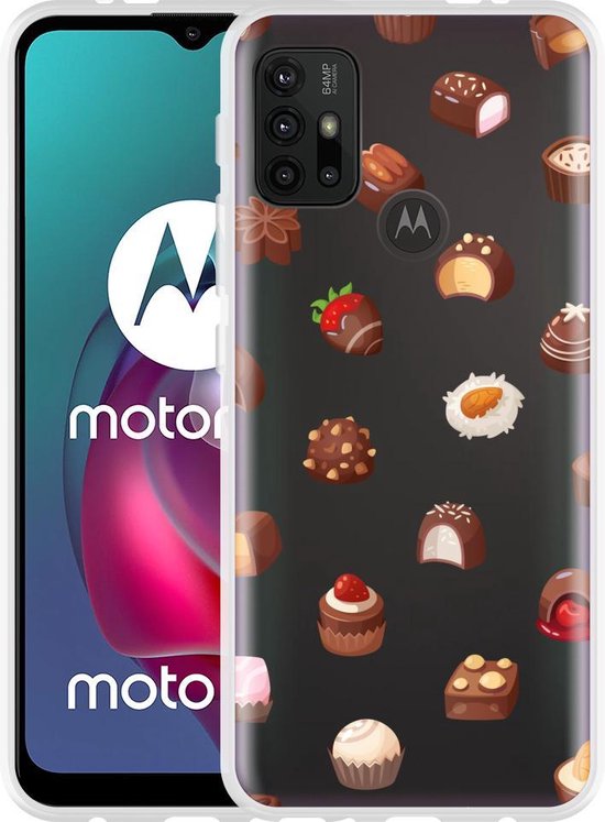 Motorola Moto G10 Hoesje Chocolates - Designed by Cazy | bol.com