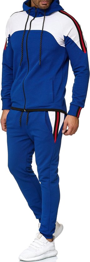 Heren joggingpak blauw - 1148 | bol.com