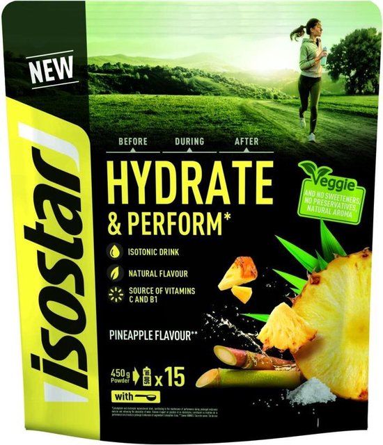 Isostar Energy powder Pineapple 450g | bol.com