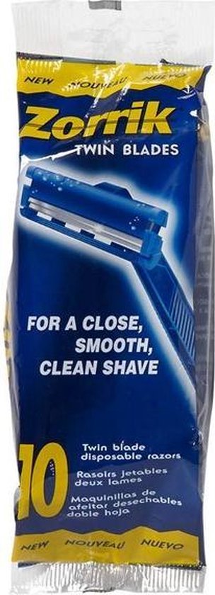 Zorrik Twin Blades Wegwerpmesjes 10 stuks | bol