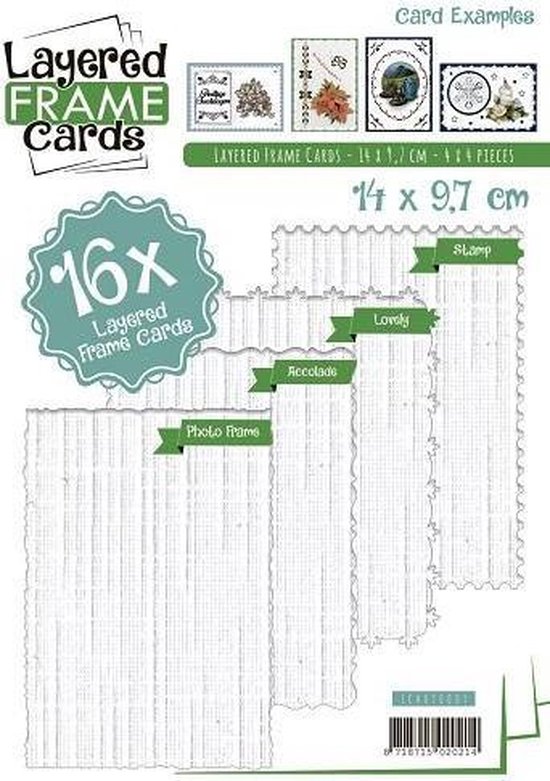 Frame Layered Cards 1 - A6 | bol.com