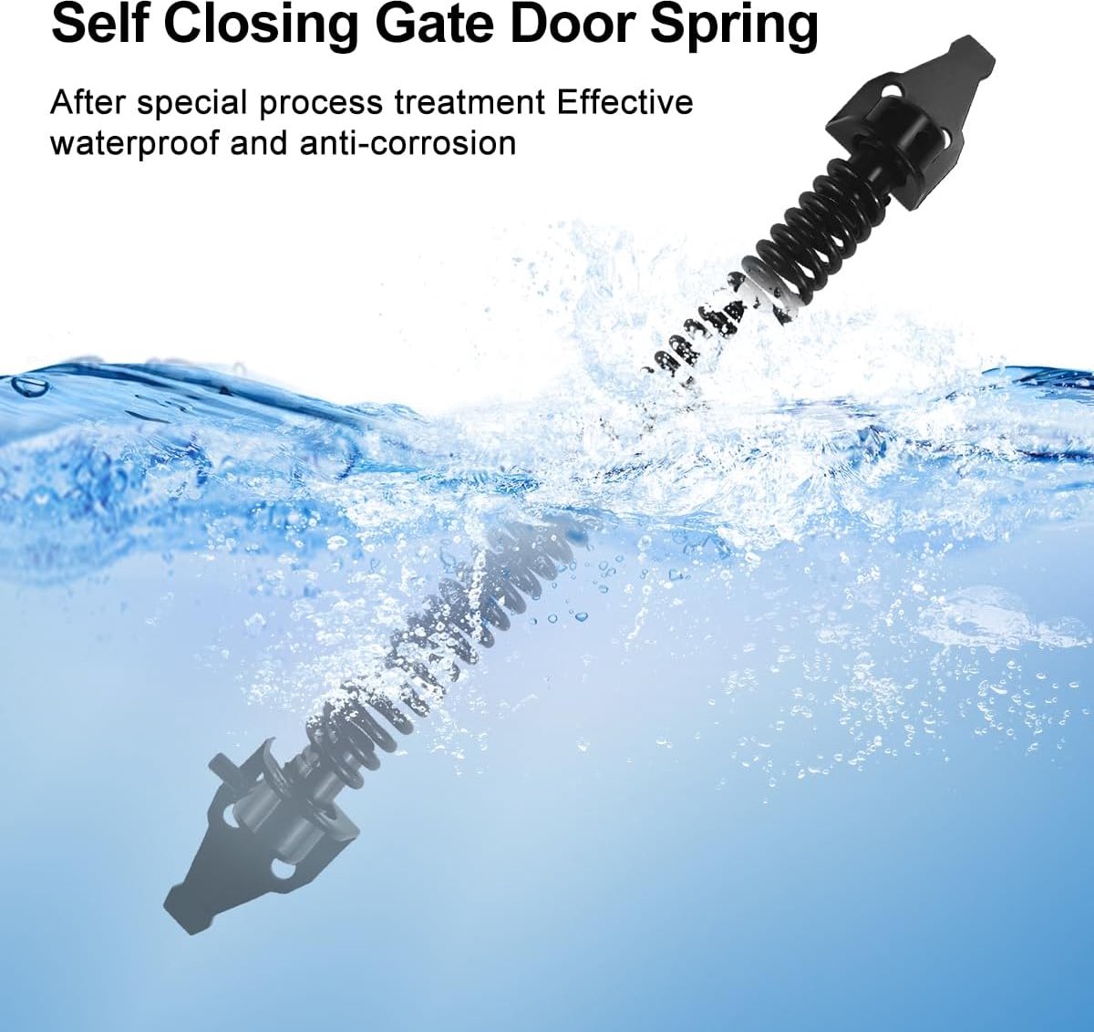 Automatische deursluiter, trekveer, deursluiter, tuinpoort met 4 ...