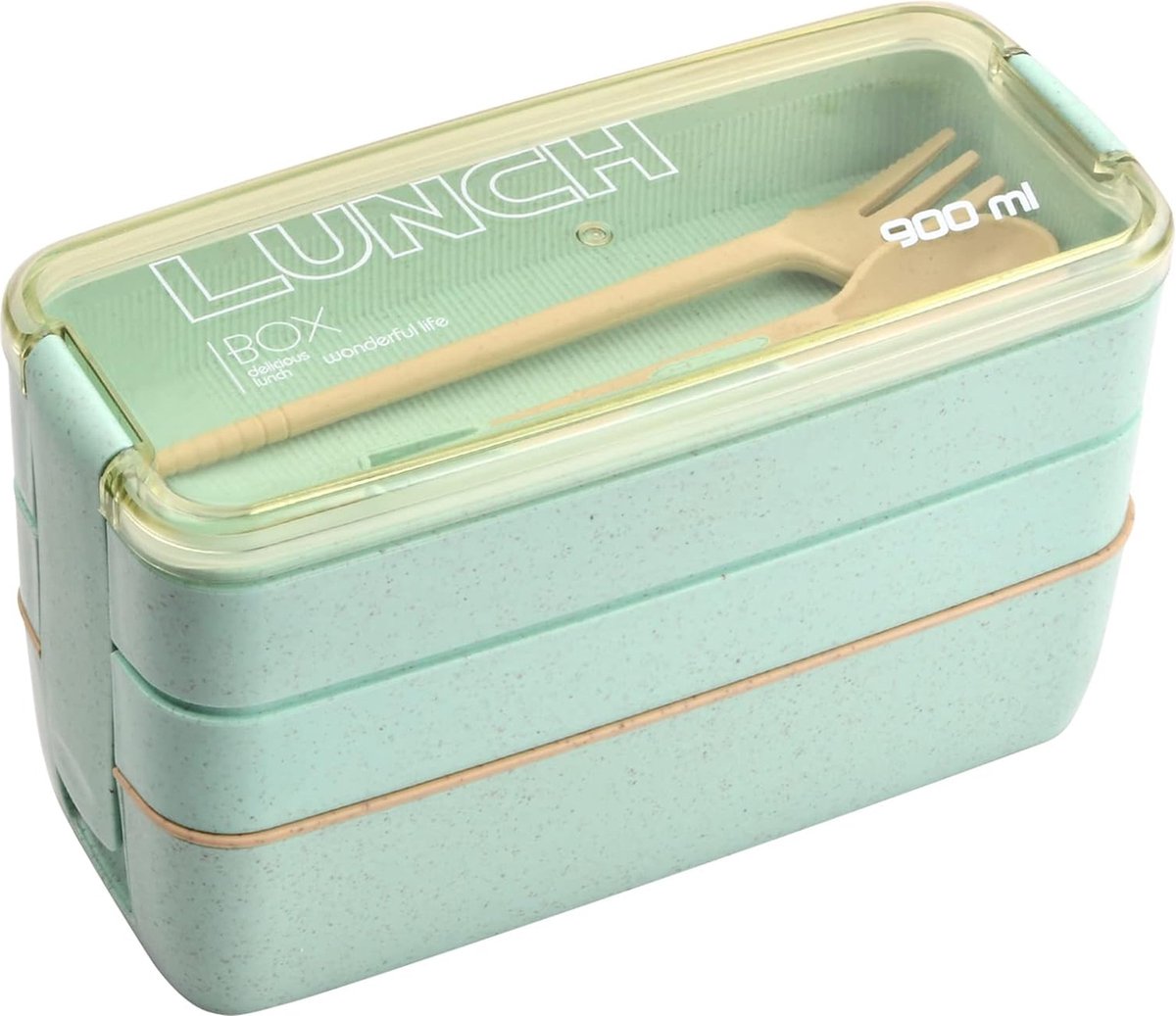 1 Pack herbruikbare lunchbox Bento Boxes, meal Prep broodtrommel met ...
