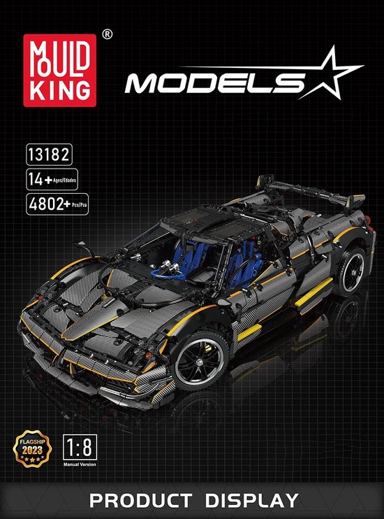 Mould King - 13182 - De MOC-142670 Met Paginanied Huayra Sportraceauto ...