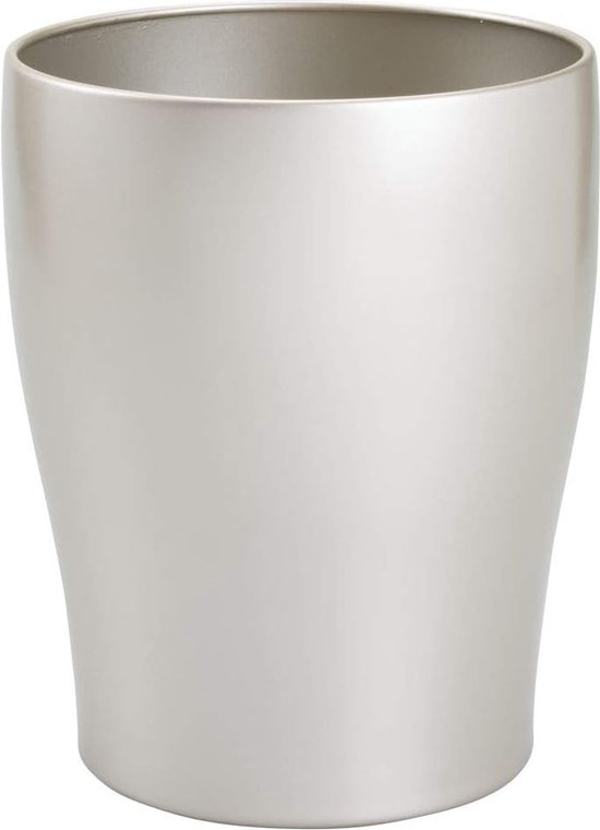 Waste Bin - Round Metal Waste Bin for Any Room - Office Paper Waste Bin ...