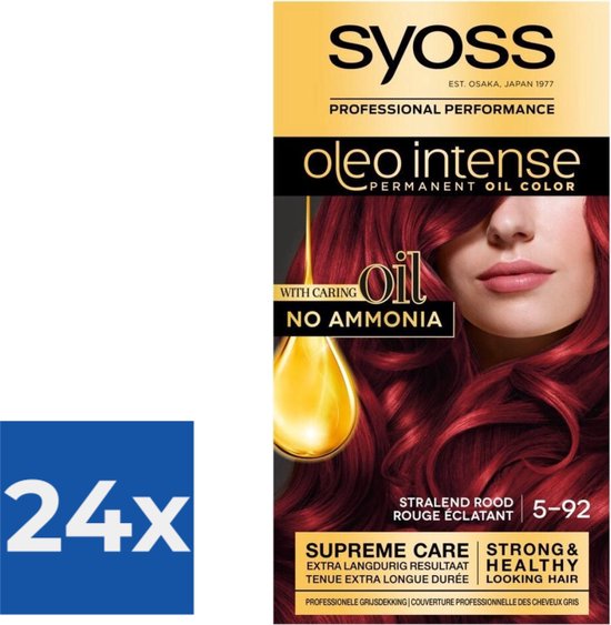 SYOSS Oleo Intense 5-92 Stralend Rood Haarverf - 1 stuk ...