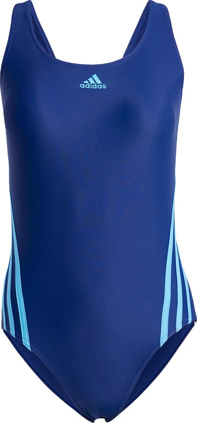 adidas Sportswear adidas 3-Stripes Badpak - Dames - Blauw- 48 | bol