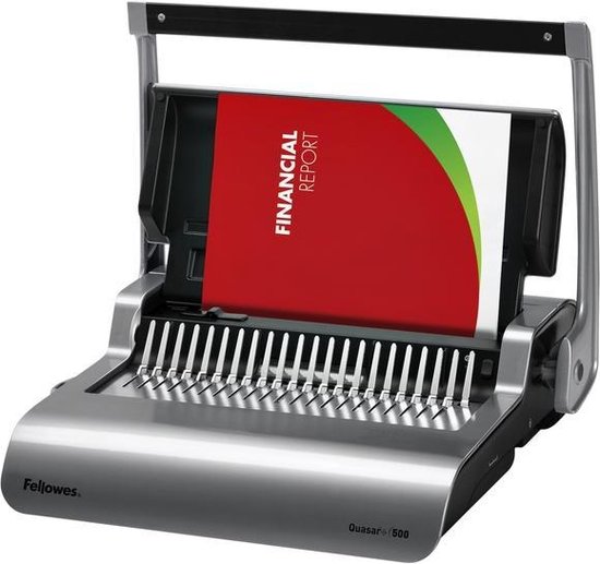 Machine à relier Fellowes Quasar plus reliure en plastique, 500 ...