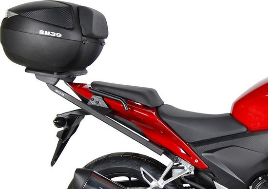 Topkoffer-Motor/Scooter – Zwart - met slede 39 liter Shad sh39 -Press ...