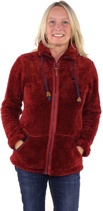 BJØRNSON Elin Coral Fleece Vest 4 seizoenen Dames - Rits - Maat 48 ...