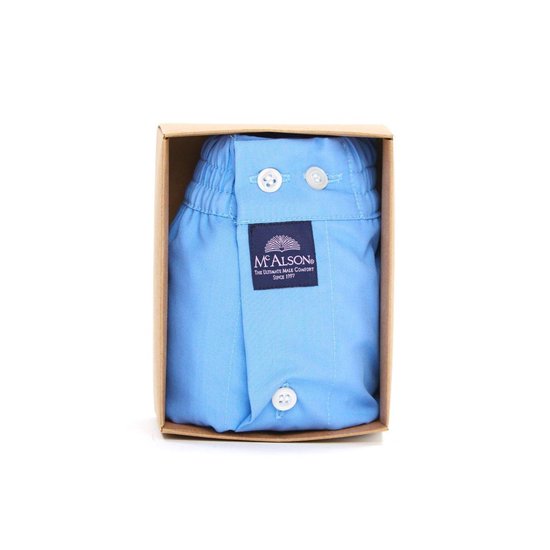 McAlson Boxershort Helder Blauw Lange Pijpen Los Model - XL | bol
