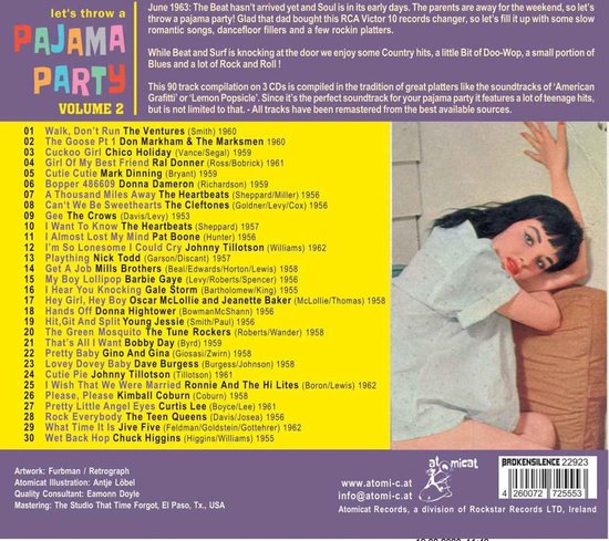 Various Artists - Pajama Party Vol.2 (CD), various artists | Muziek | bol