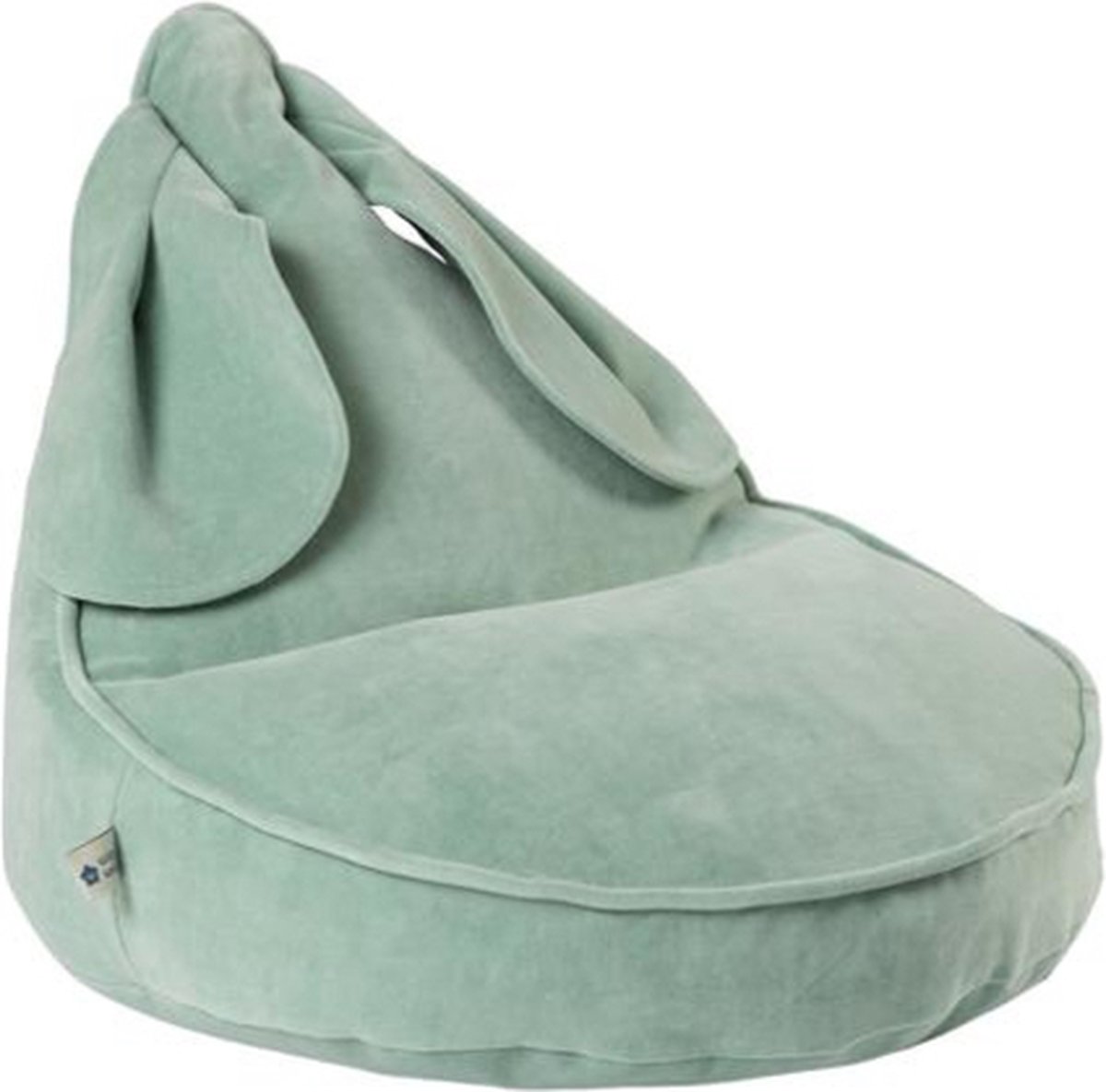 Kinder Zitzak Beanbag Bunny Kinderkamer Velvet Jade Wigiwama - Zitzak ...