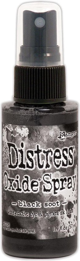 Ranger Distress Oxide Spray - Zwart Soot TSO67566 | bol.com