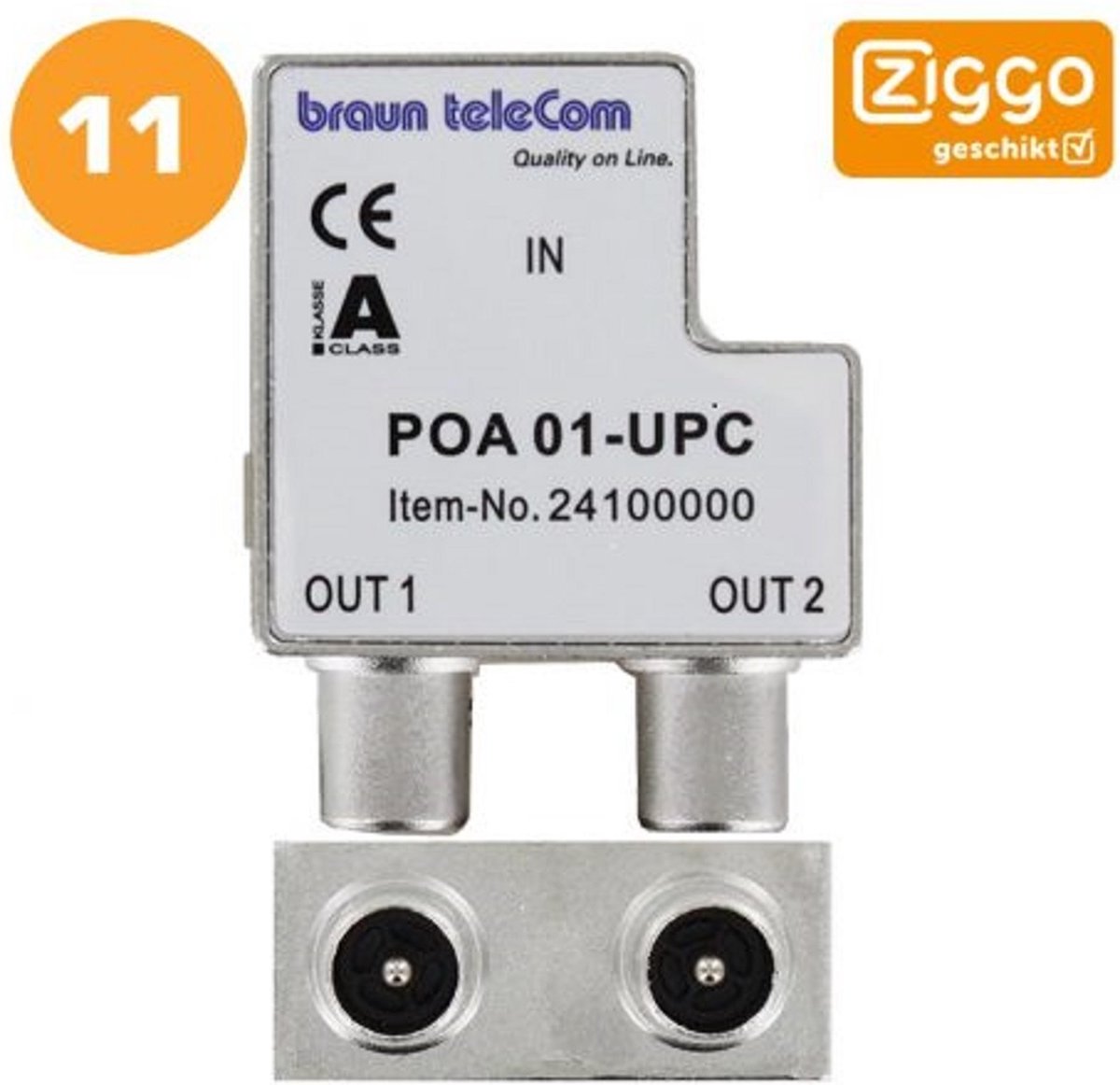 Braun Telecom Ziggo splitter POA 01-UPC | bol