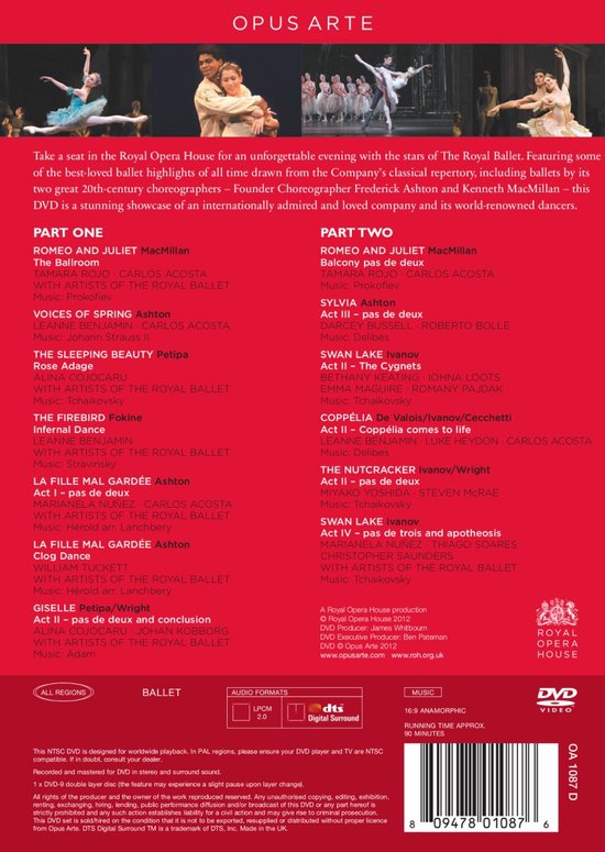 Royal Ballet - An Evening With The Royal Ballet (DVD), Royal Ballet ...