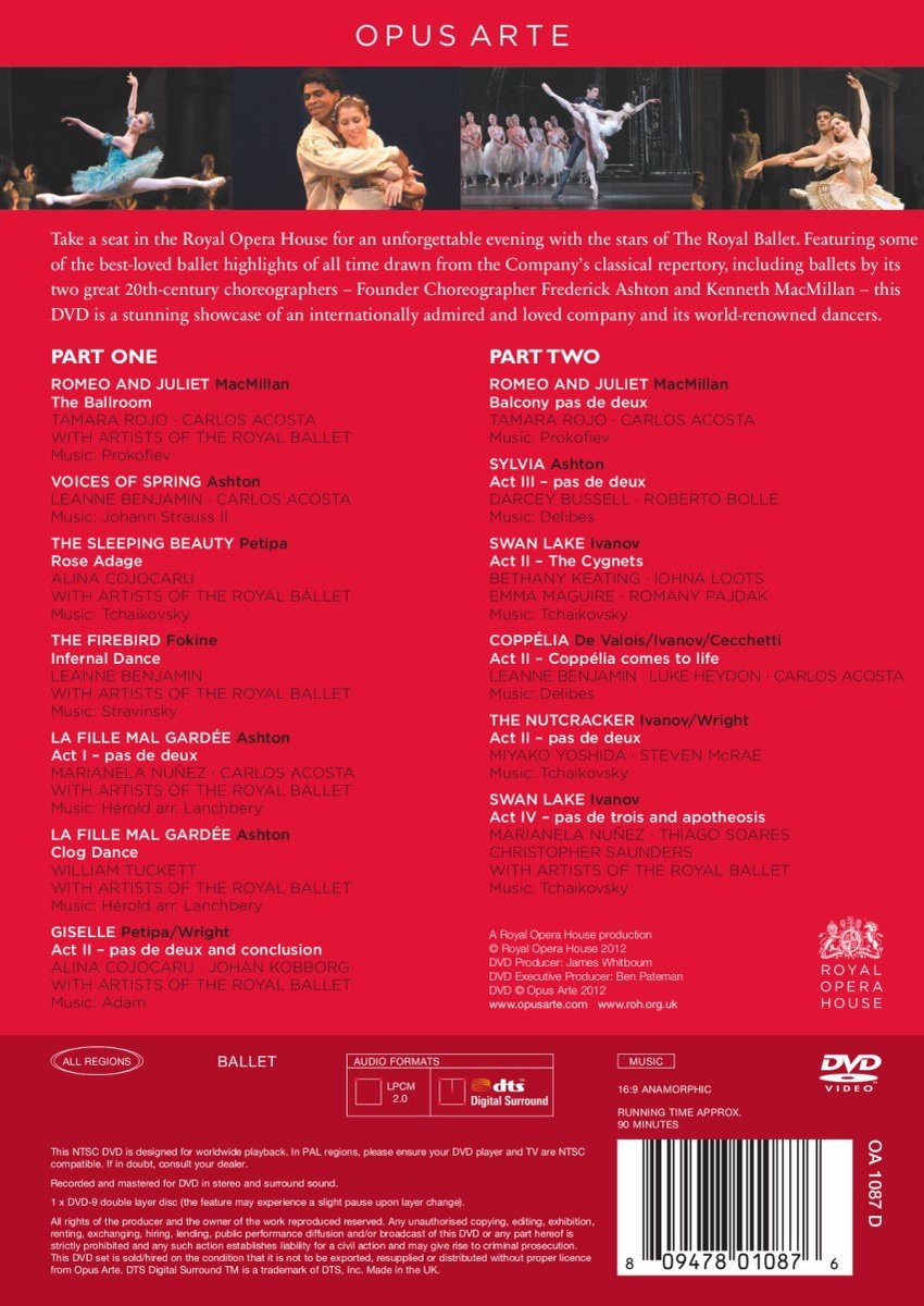 The Royal Ballet - An Evening With The Royal Ballet (DVD), The Royal ...