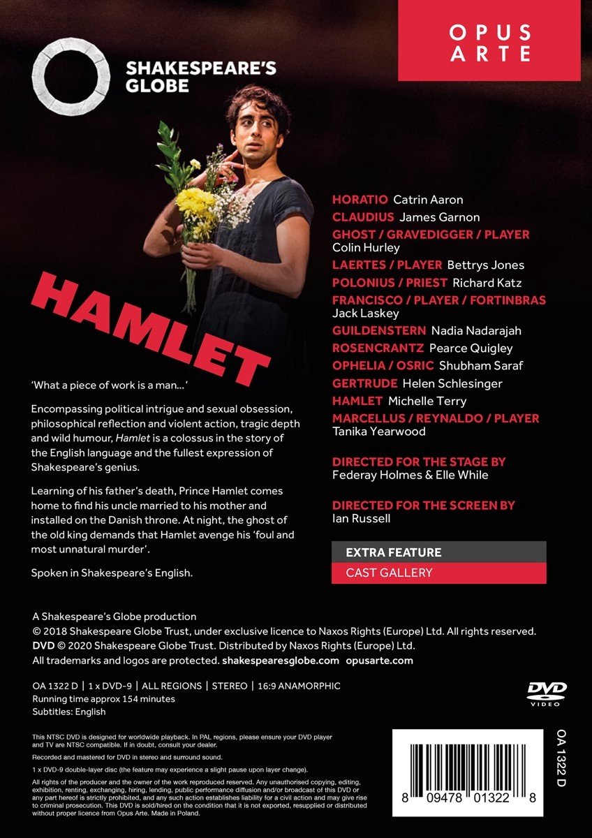 Shakespeares Globe - Hamlet (DVD), Shakespeares Globe | Muziek | bol.com
