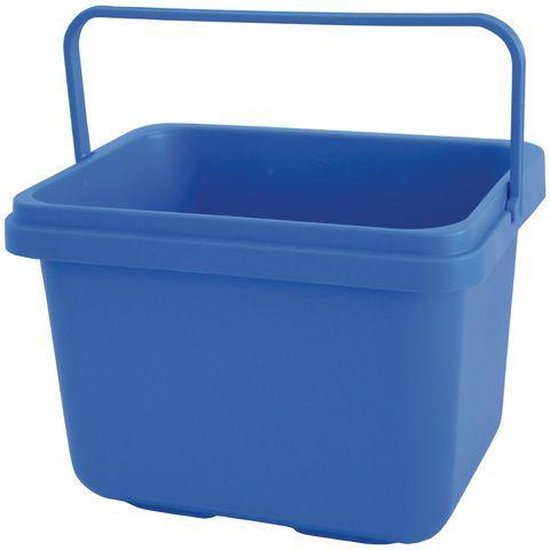 Emmer 7 liter rechthoek blauw | bol.com