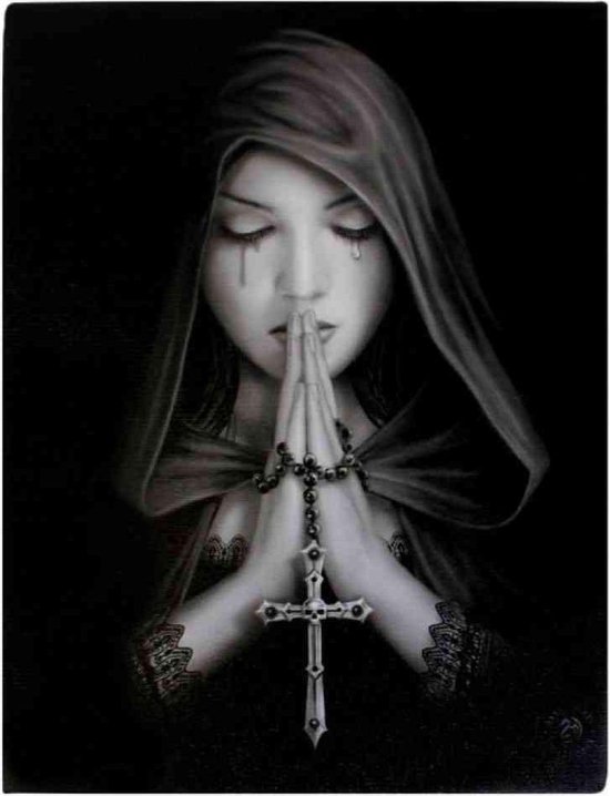 Anne Stokes Gothic Prayer canvas schilderij | bol
